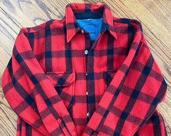 Red Plaid Hunting Jacket - Etsy