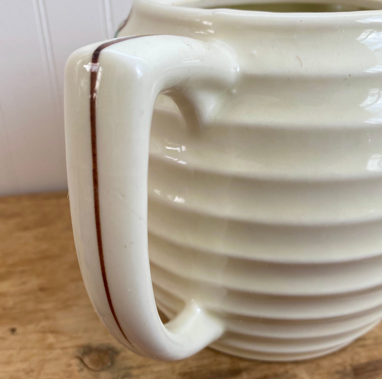 Vintage Tea Pot by Porcelier. China Beehive Design With Flowers. Vase ...