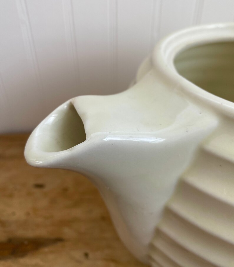 Vintage Tea Pot by Porcelier. China Beehive Design With Flowers. Vase ...