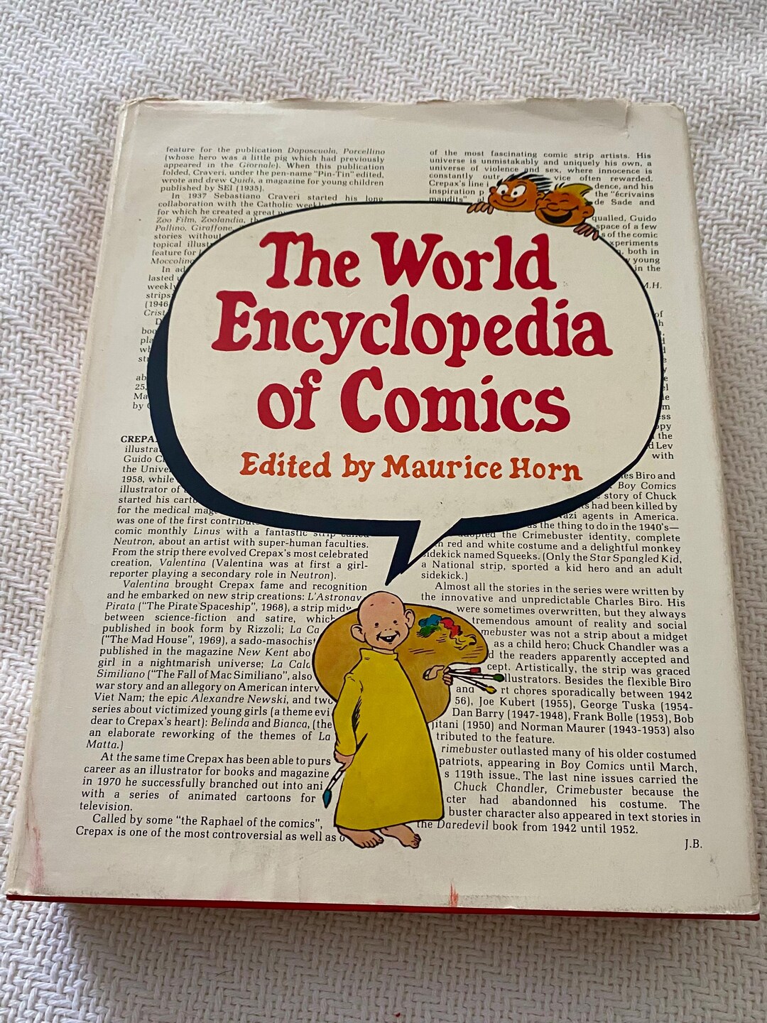 Vintage Book "the World Encyclopedia of Comics," History and Chronology ...