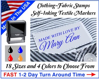 Custom Fabric Stamp - Etsy