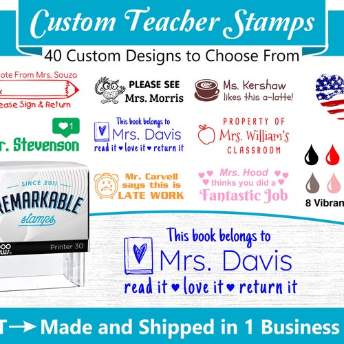 Custom Teacher Stickers From the Classroom Sticker - Etsy