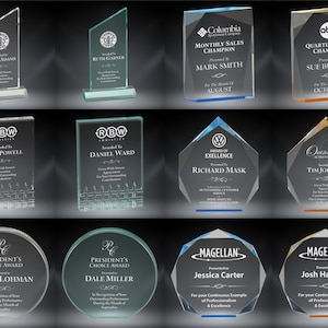 Laser Engraved Acrylic Awards - Etsy