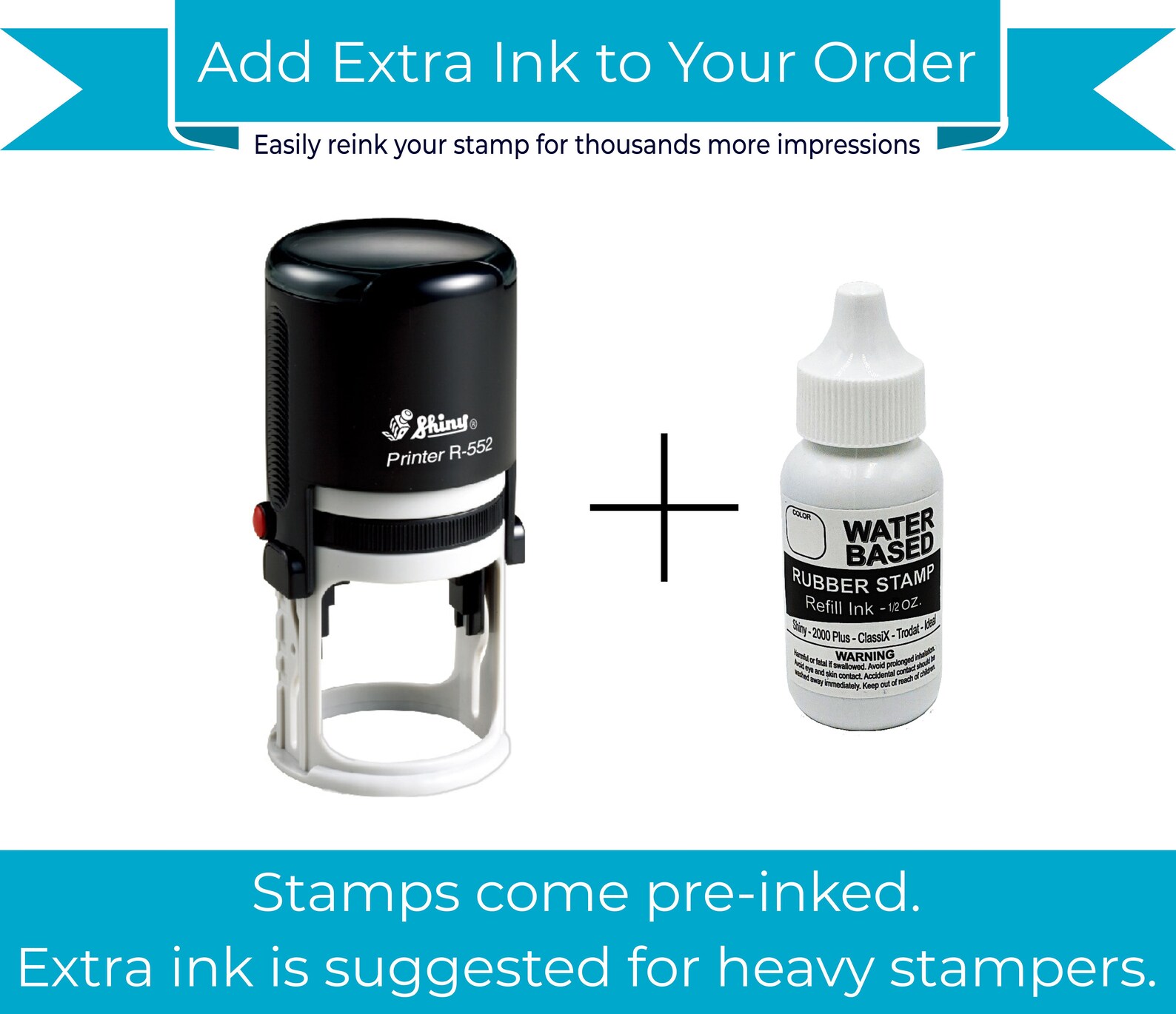 Custom Round Self-inking Stamps - Etsy