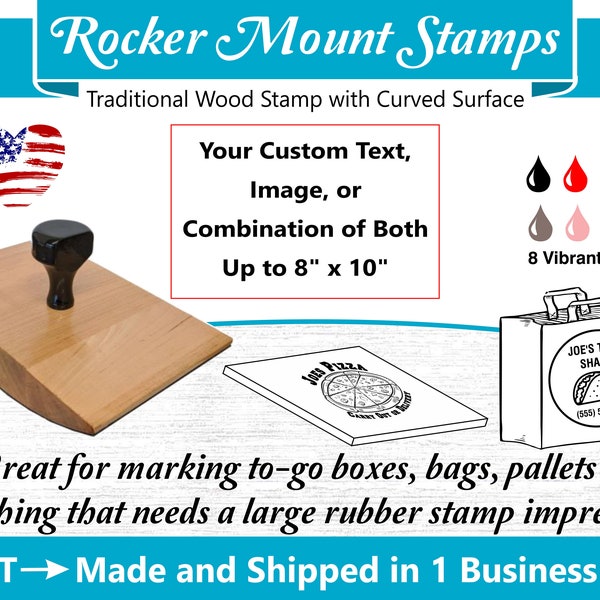 Large Custom Stamp - Etsy
