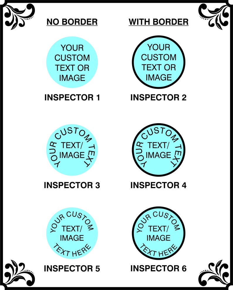 Custom Round or Square Stamps Punch Card/hand Stamps - Etsy