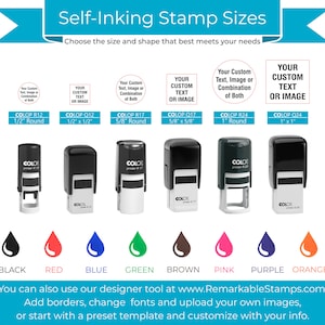 Custom Round or Square Stamps - Punch Card/hand Stamps - Etsy