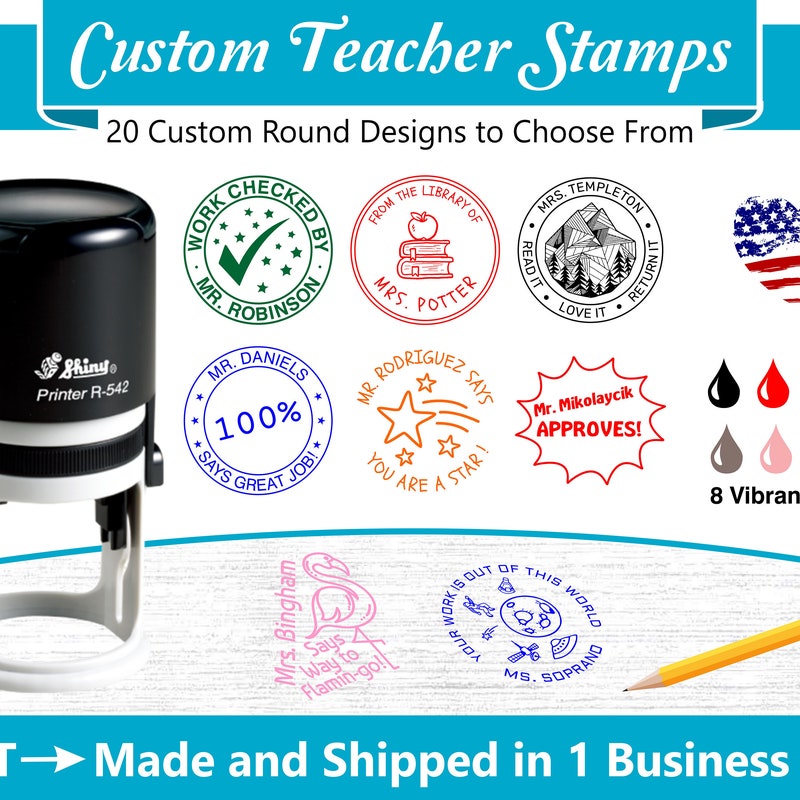 Custom Approved Stamp - Etsy