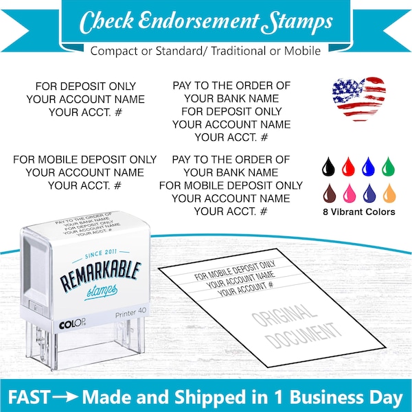 Self Inking Stamp - Etsy
