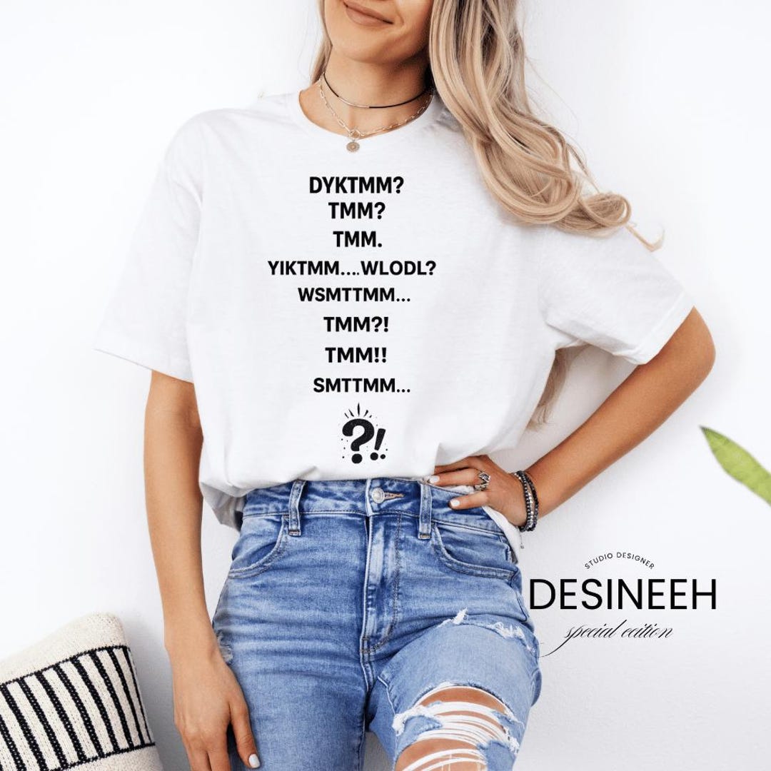 DYKTMM T-shirt | Classic Do You Know the Muffin Man Tee SVG FILE - Etsy