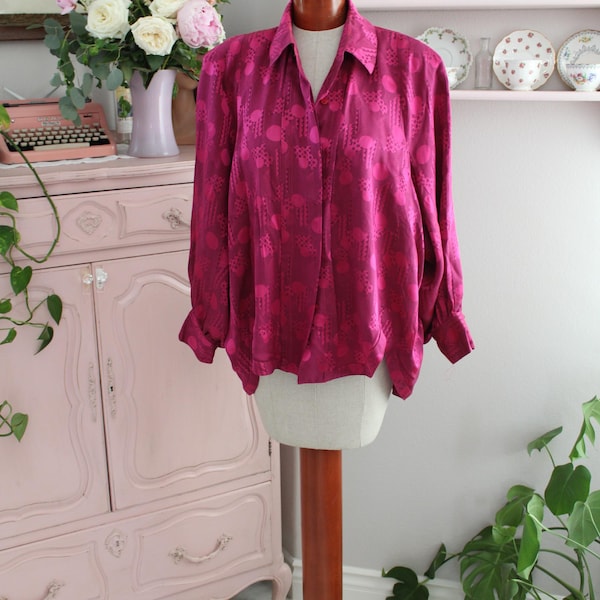 Vintage Silk Chloe Blouse - Etsy