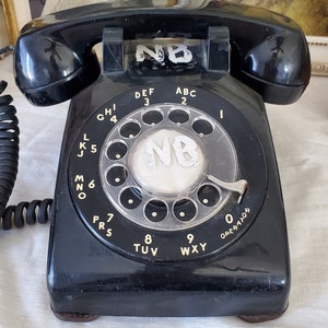 Give Me A Ring Vintage 1950's / 60's Black Rotary Phone Bell Systems ...