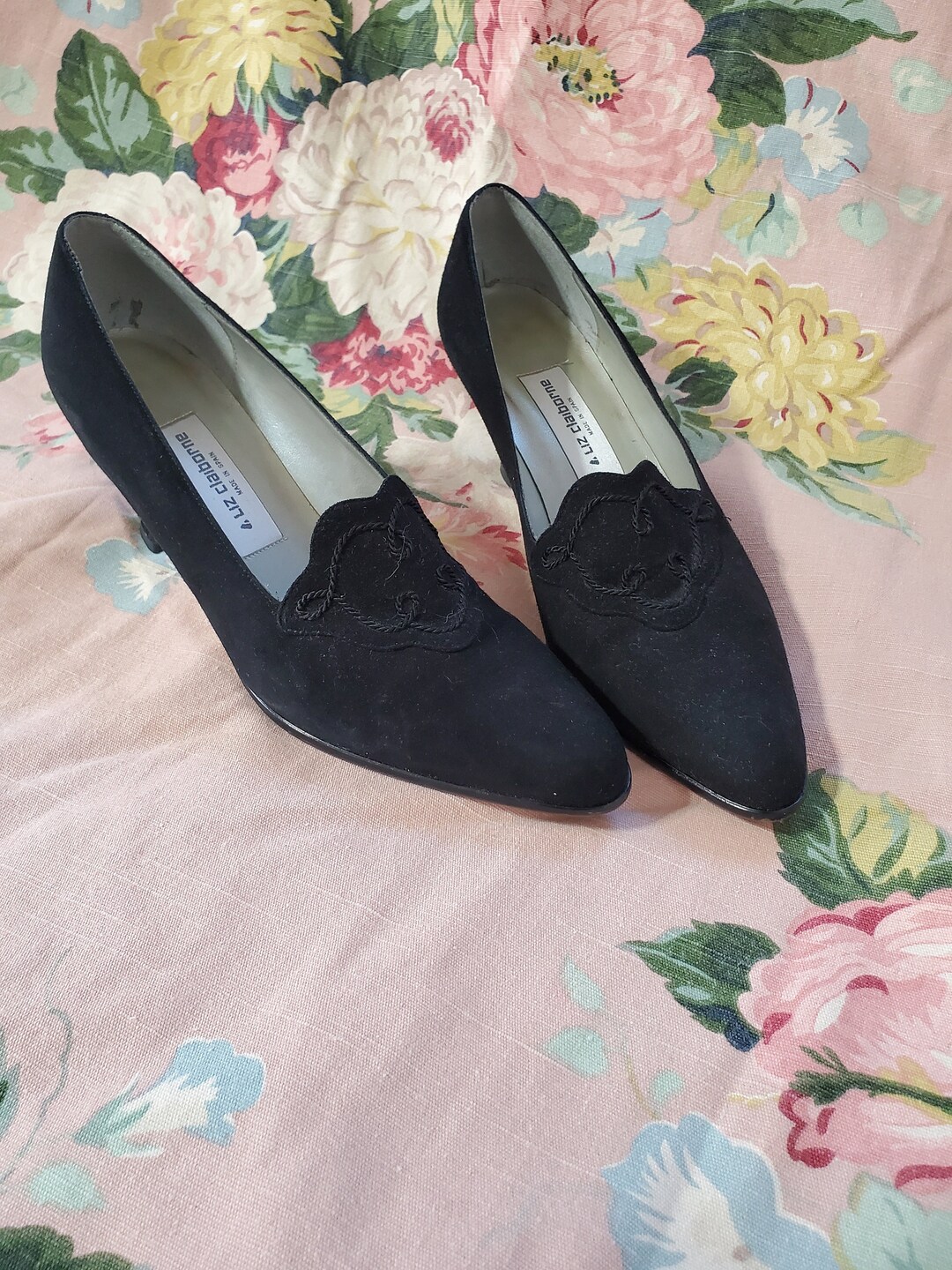 Vintage 1980's / 90's Black Court Style Shoes King - Etsy