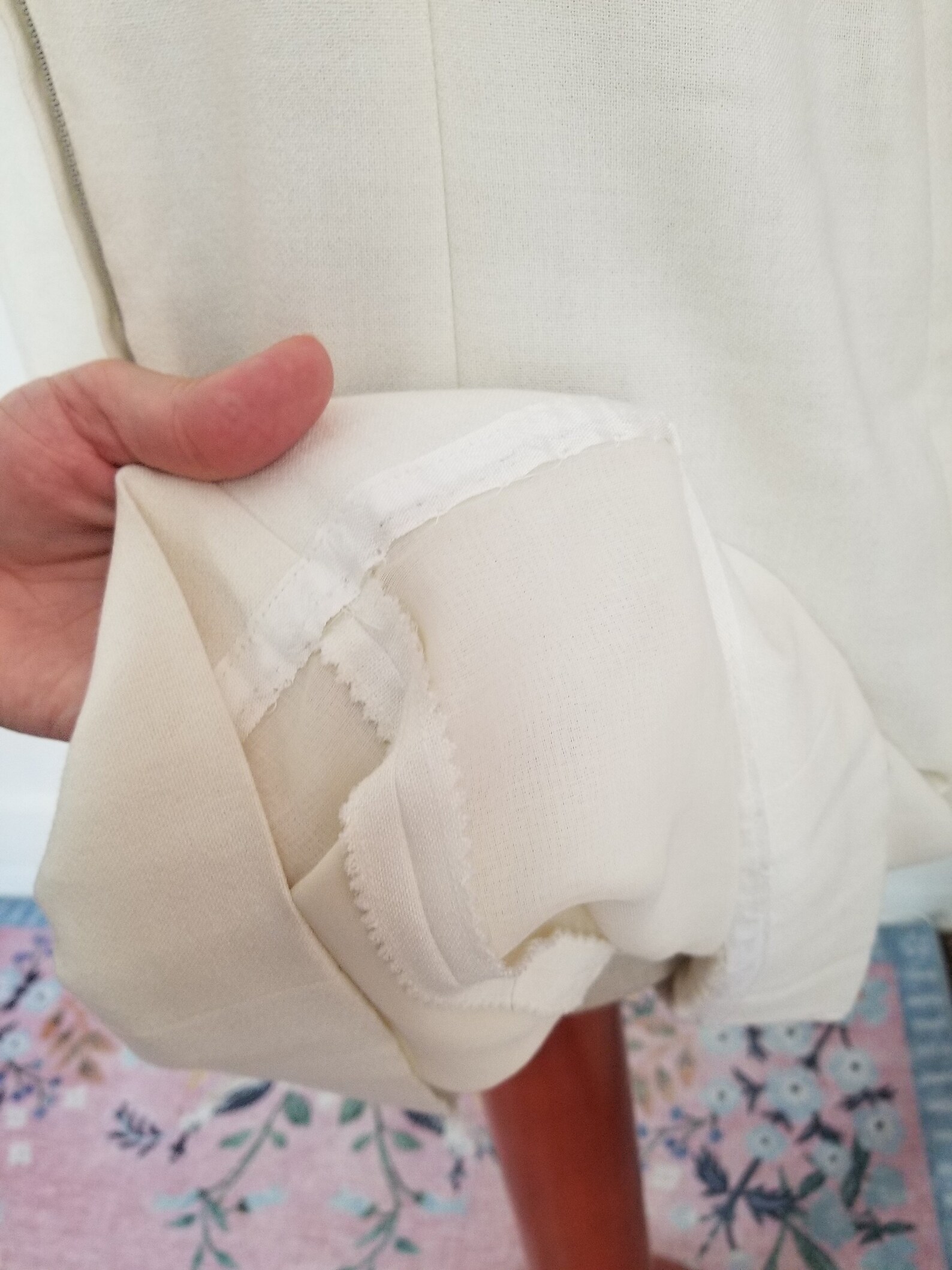 Vintage 1960's Cream Linen Shift Dress With Deep Floral - Etsy