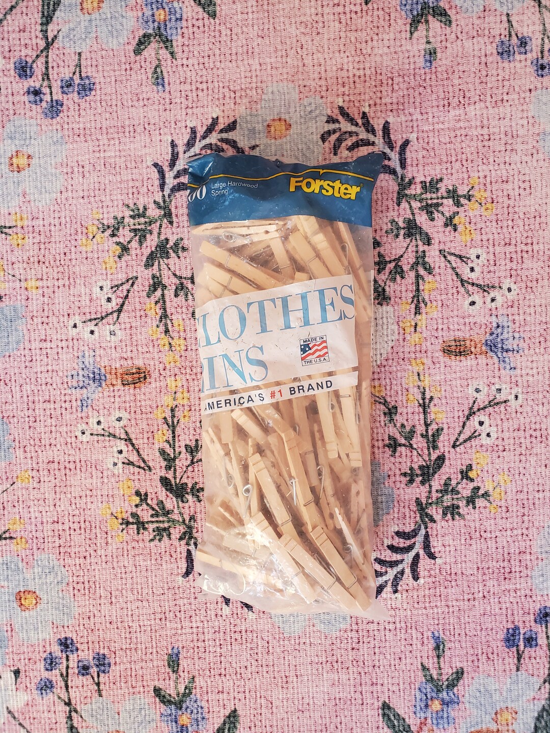 Vintage 1990's New in Bag 100 American Made Wooden Clothes Pins ...