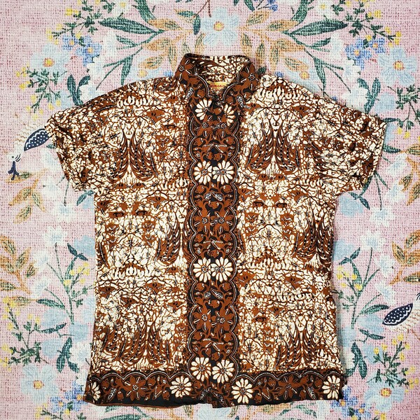 Men Indonesian Batik Shirts - Etsy