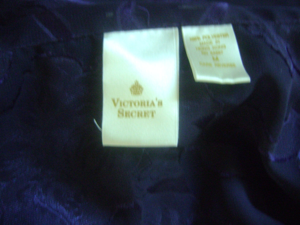 Vintage 1970's Crown Label Victoria's Secret Dark Plum - Etsy