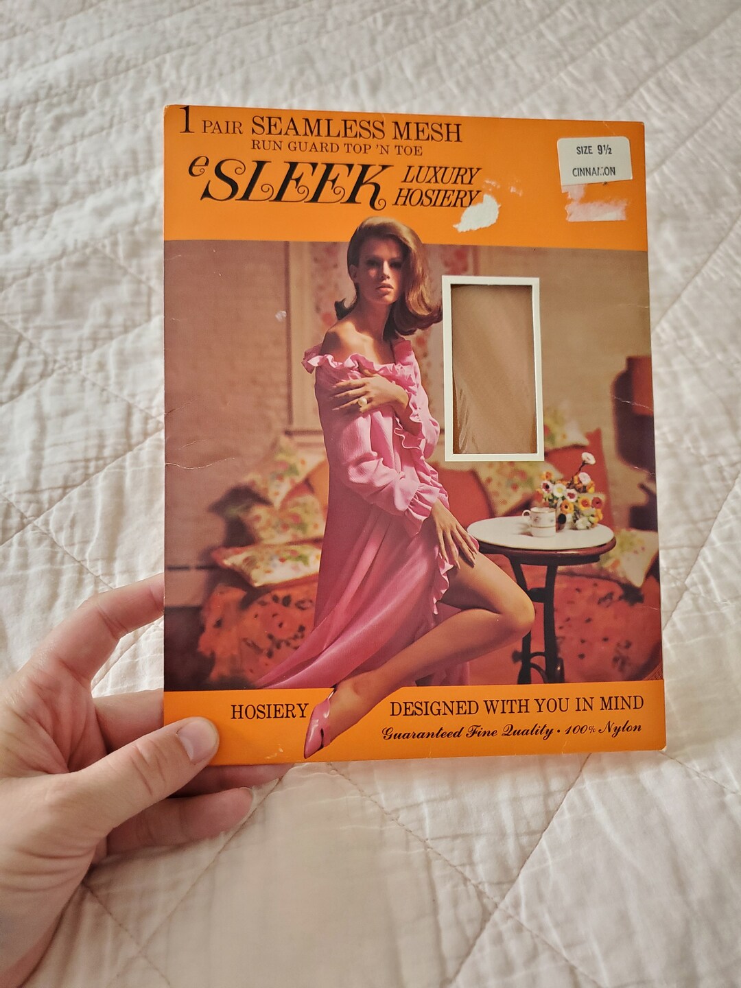 Esleek Luxury Hosiery Vitnage 1970's Stockings Nylon Stockings Thigh ...