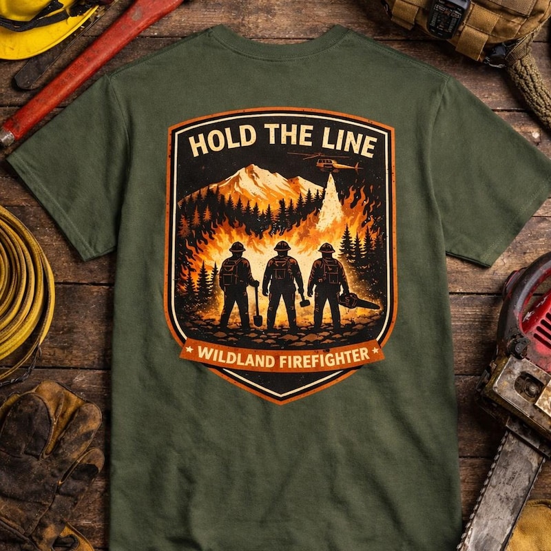 Hotshot Firefighter Tshirt - Etsy
