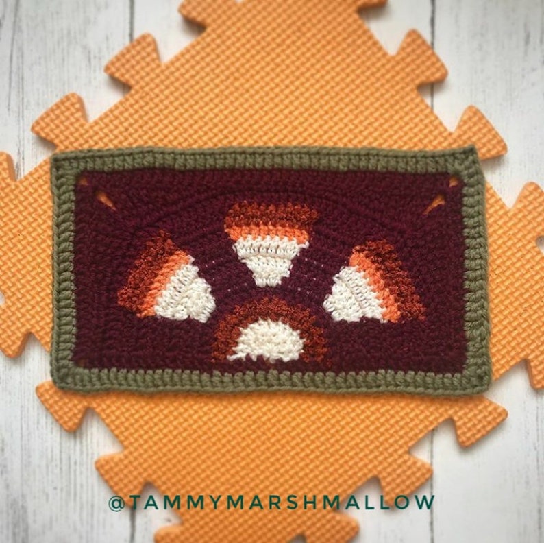 Setting Sun Crochet Blanket - Crochet Blanket Pattern - Crochet Blanket ...