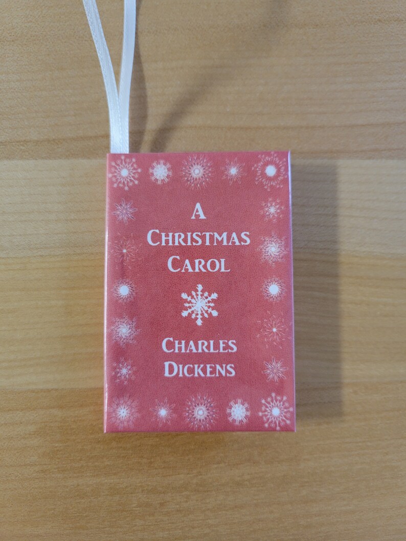 Book Ornament Inspired by A Christmas Carol - Etsy