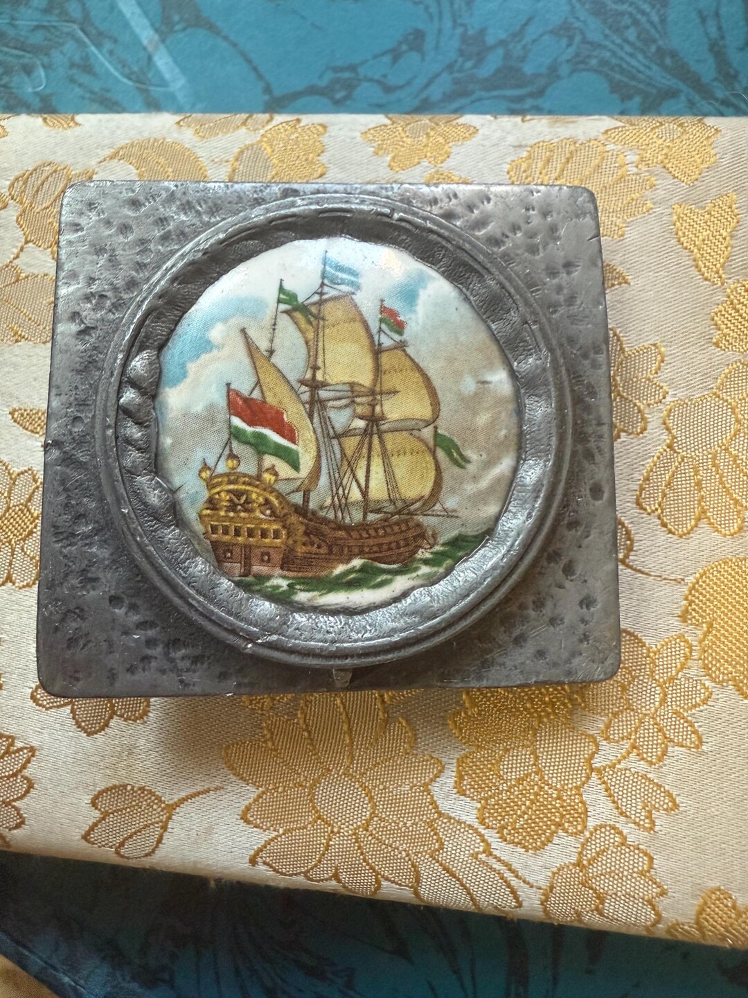 Vintage Sailing Ship Belt Buckle - Etsy