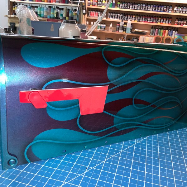 Painted Mailbox - Etsy