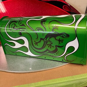 Custom Painted Flame Lake House Beach House Mailbox, Harley Davidson ...