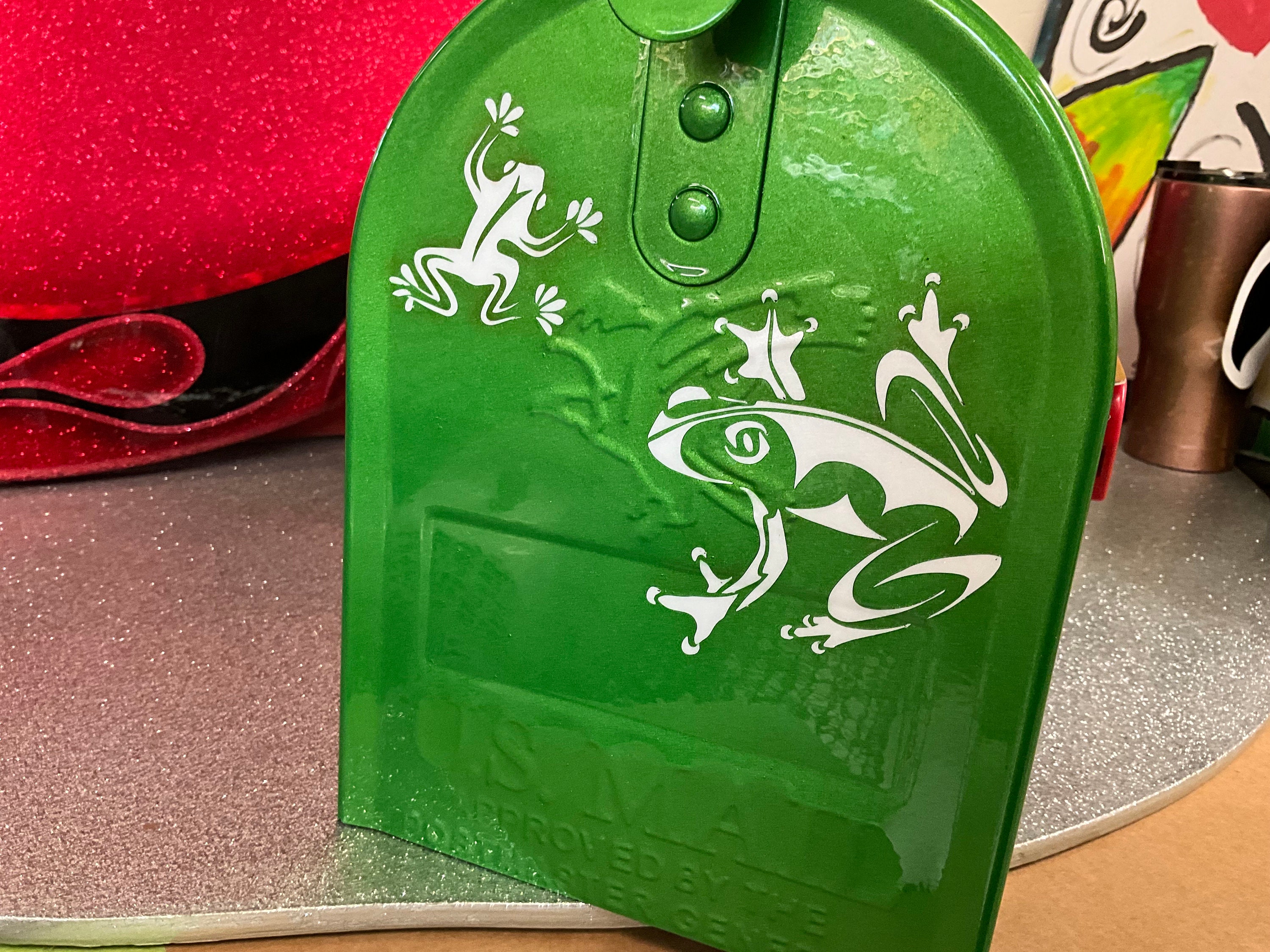 Custom Painted Flame Lake House Beach House Mailbox, Harley Davidson ...