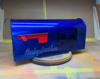 Custom Painted Flame Hot Rod Mailbox - Etsy