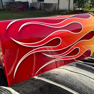 Custom Painted Flame Hot Rod Mailbox - Etsy