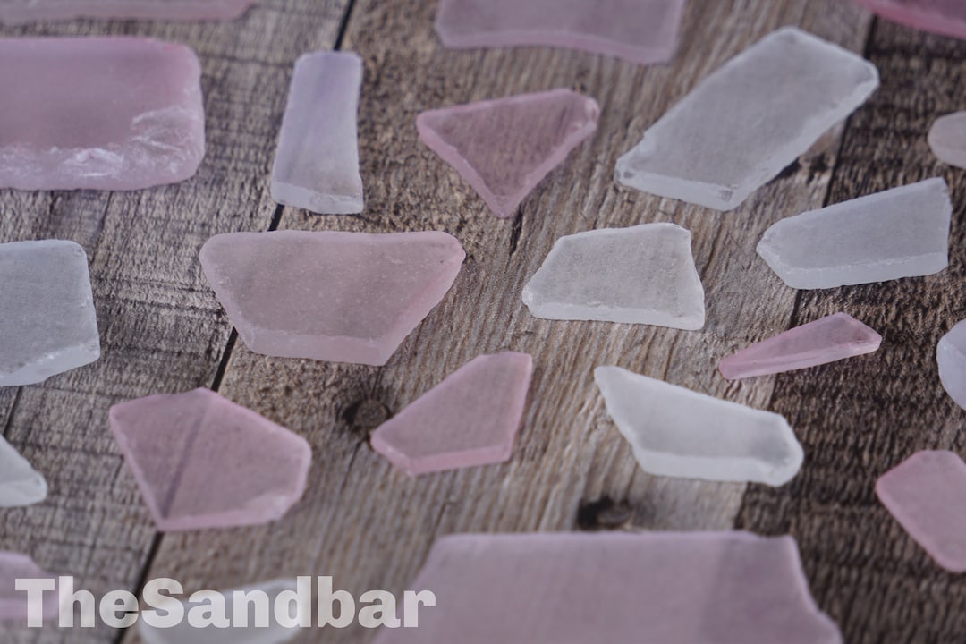Pink Glass Seaglass Broken Glass Pieces Tumbled Smoothed Pink - Etsy