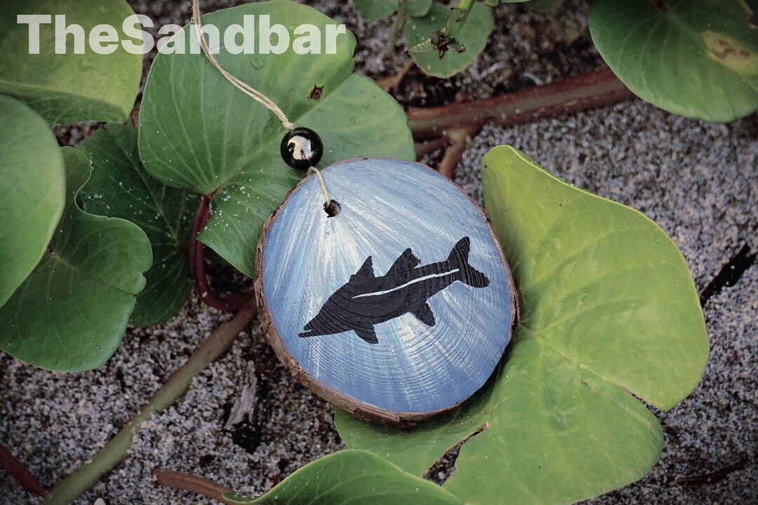 Snook Ornament Hand Painted Wood Slice Ornaments Fishing Fisherman ...