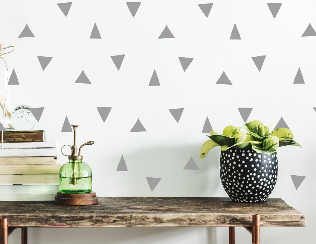 Wall Decals Hand Drawn Triangle Wall Decals Triangle Wall Stickers ...