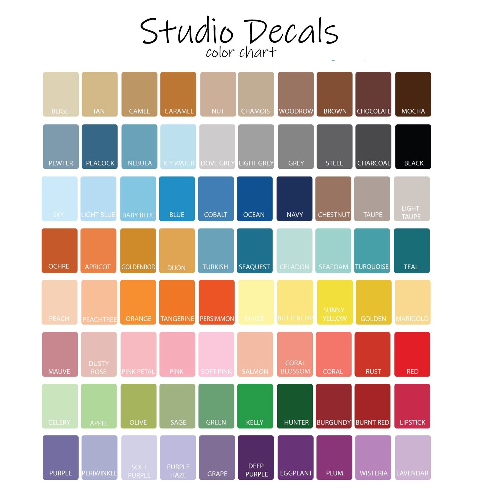 Studio Decals CUSTOM ORDER Wall Decal Sticker - Etsy