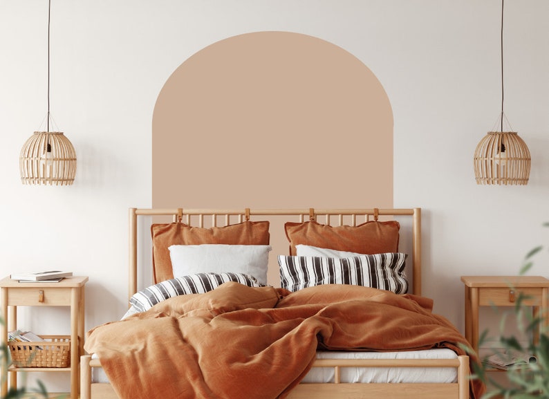 Arch Wall Decal Boho Arch Wall Decal Sticker Peel and - Etsy