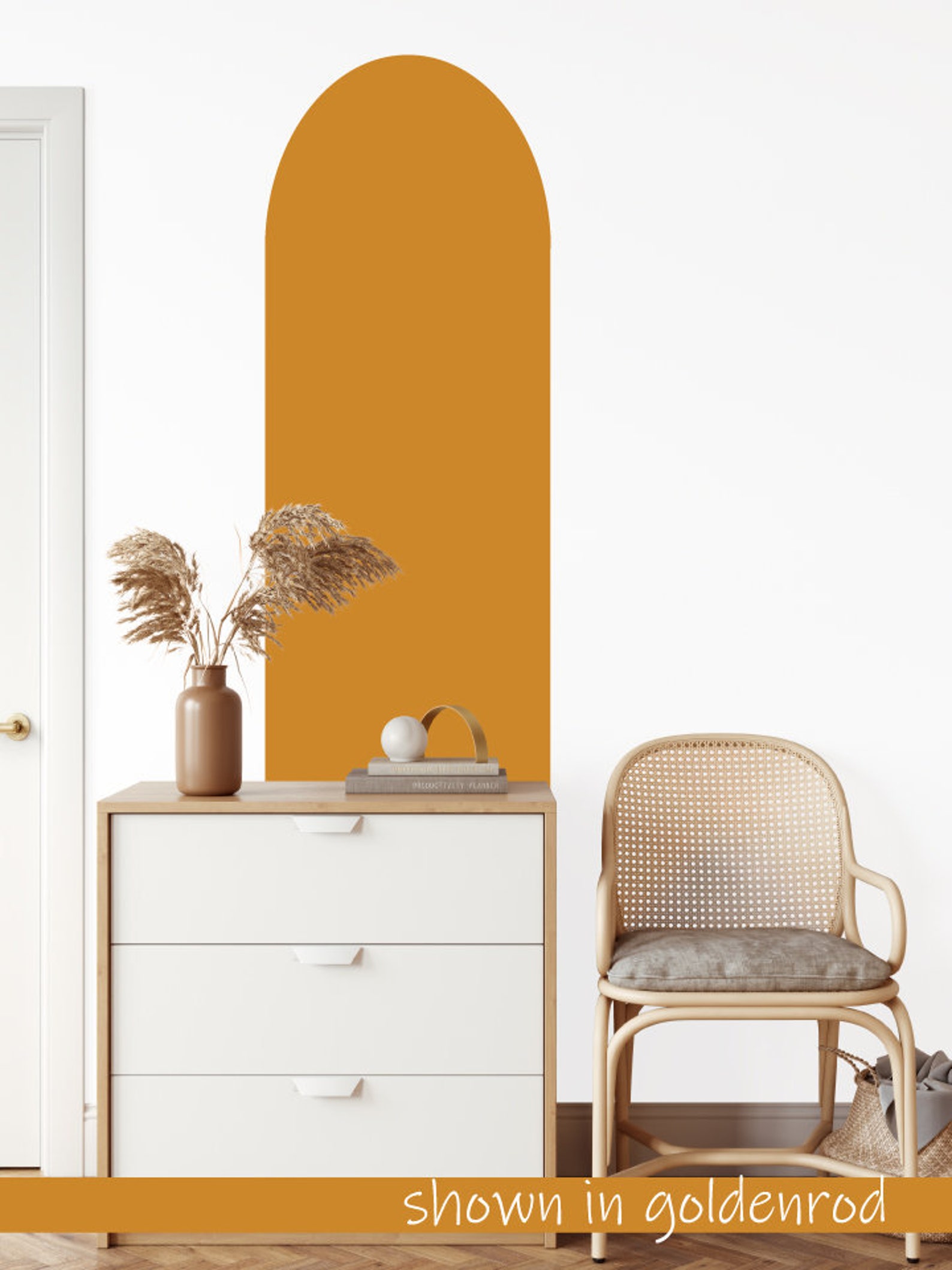 Arch Wall Decal Boho Arch Wall Decal Sticker Peel and - Etsy