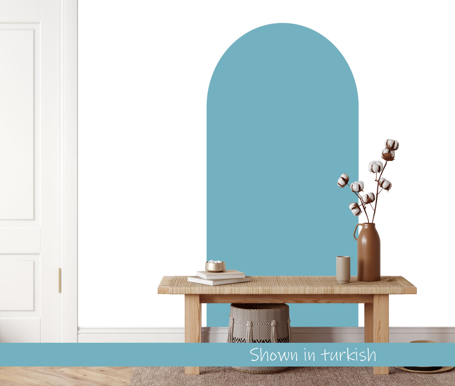 Arch Wall Decal Boho Arch Wall Decal Sticker Peel and - Etsy