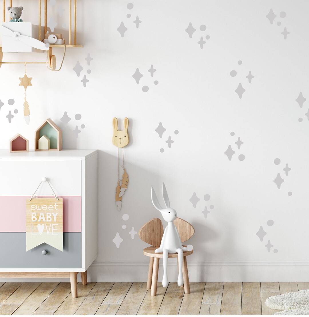 Handdrawn Plus Sign Crosses Circles Wall Decals Wall Stickers Wallpaper ...