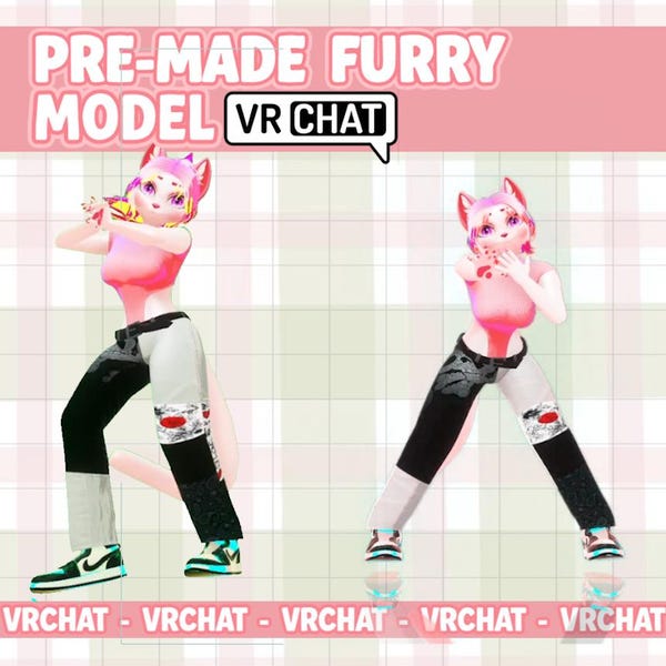 Cat Vrchat Avatar - Etsy