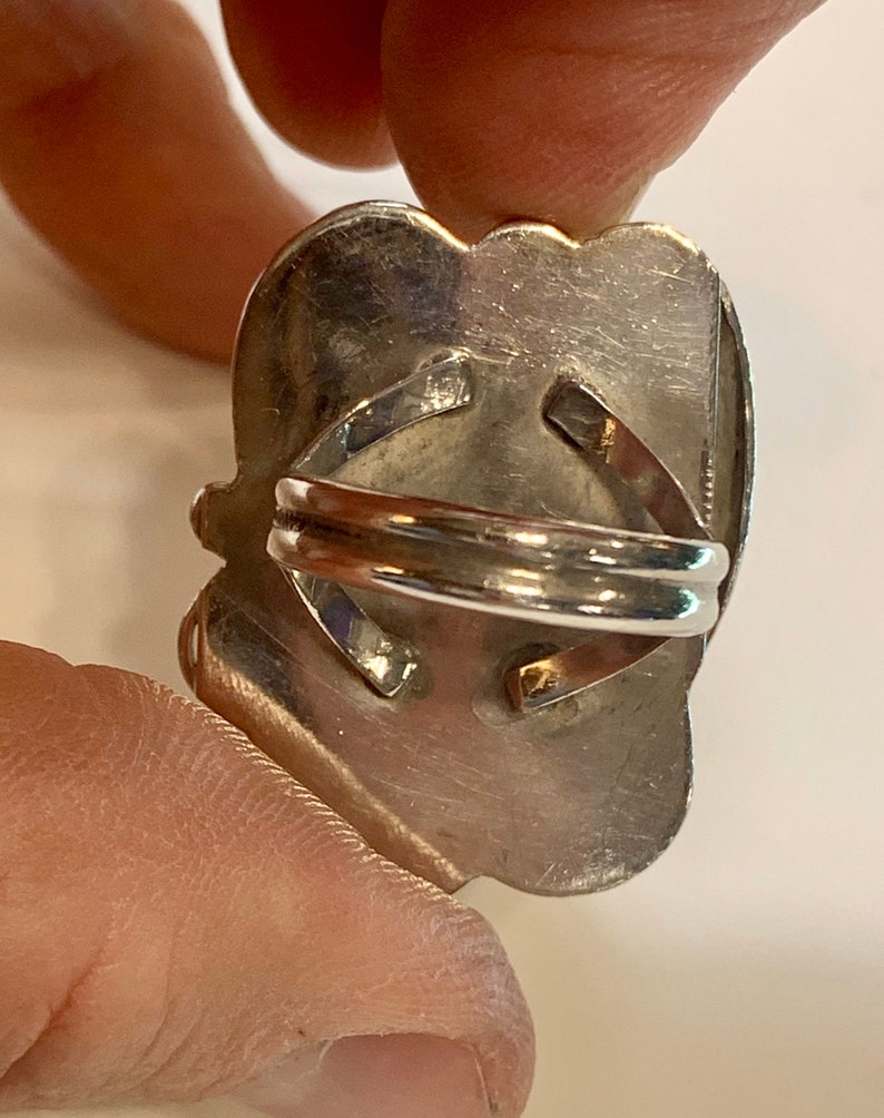 Sterling Silver and Kingsman Turquoise Ring in a Size 7 1/2 - Etsy