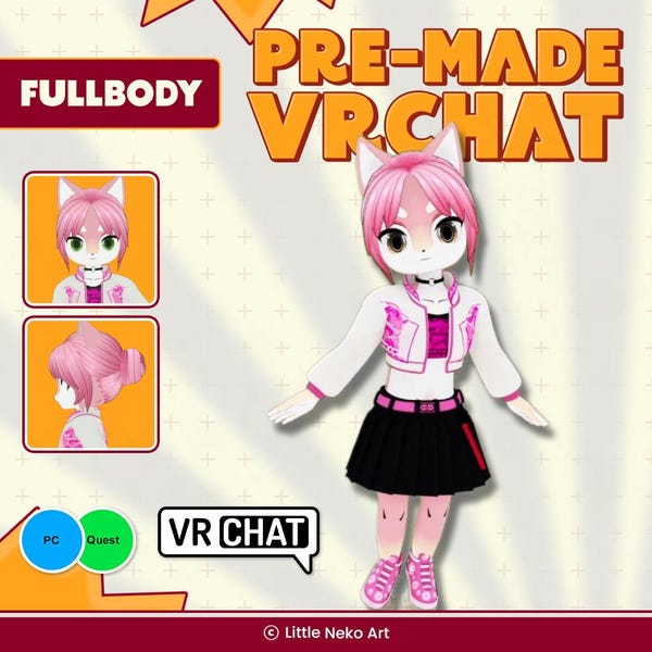 Cat Vrchat Avatar - Etsy