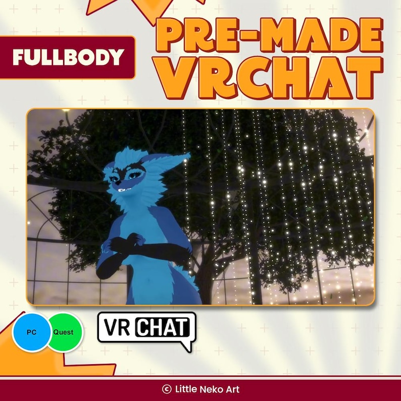 Vrchat Avatar Zephyra Dragon | Female Furry Blue Dragon | Fantasy ...