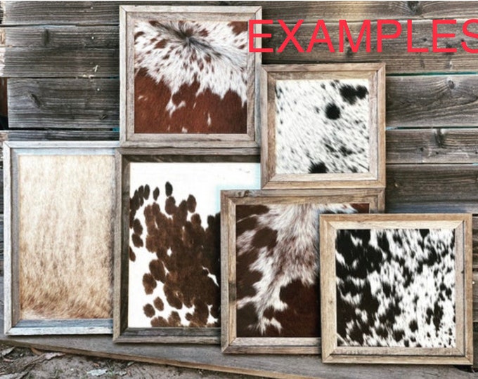 Cowhide Branding Frame, Cowhide Wood Sign, Family Heirloom, Unity ...