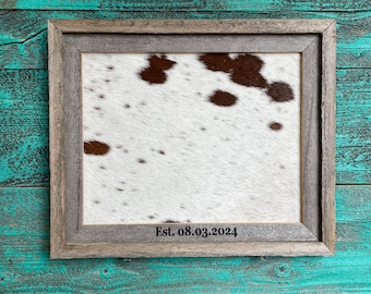 Branding Frame Cowhide Brand Plaque, Wedding Ceremony, Branding ...