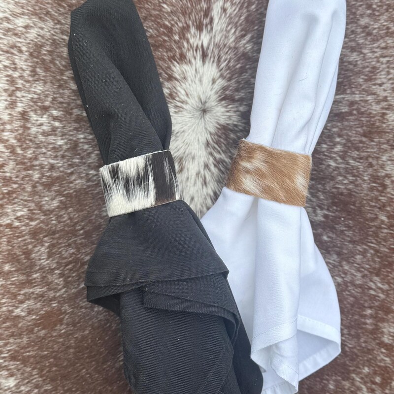 Cowhide Napkin - Etsy