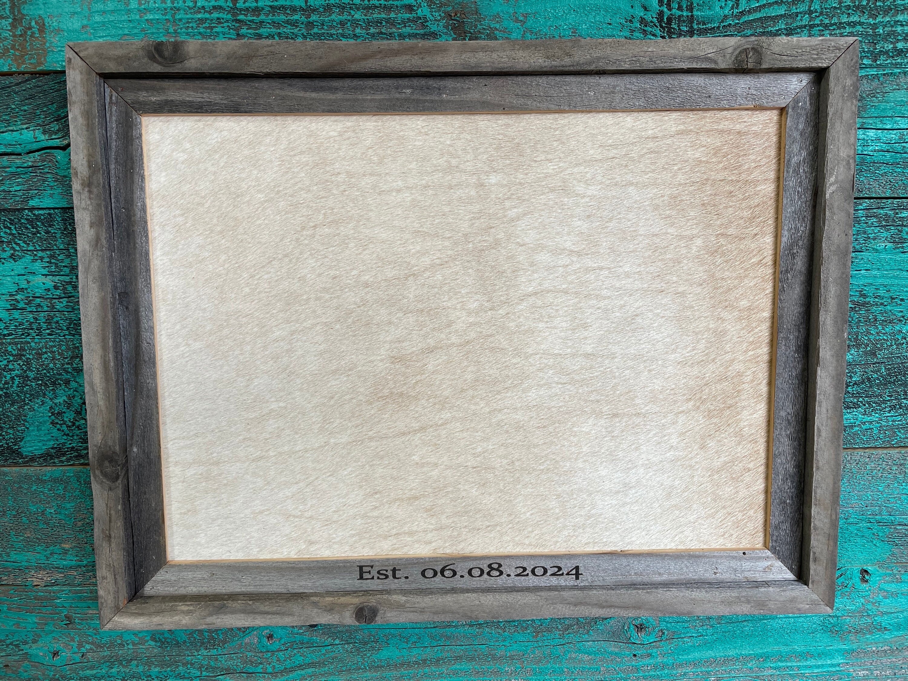 Lasered Ceremony Cowhide Branding Frame - Etsy