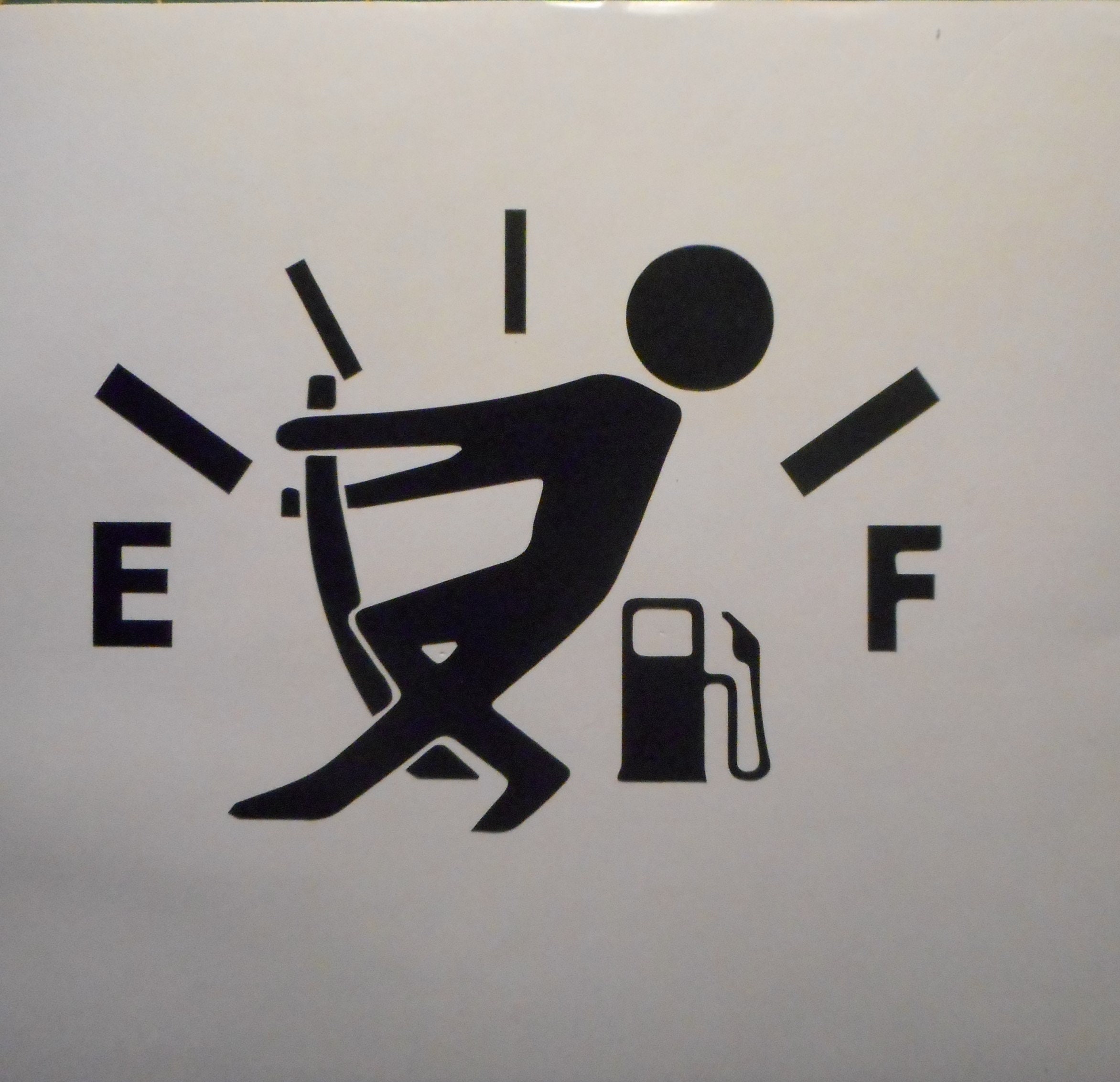 Guy Gas Gauge Decal | Fuel Gauge Car Decal - Etsy