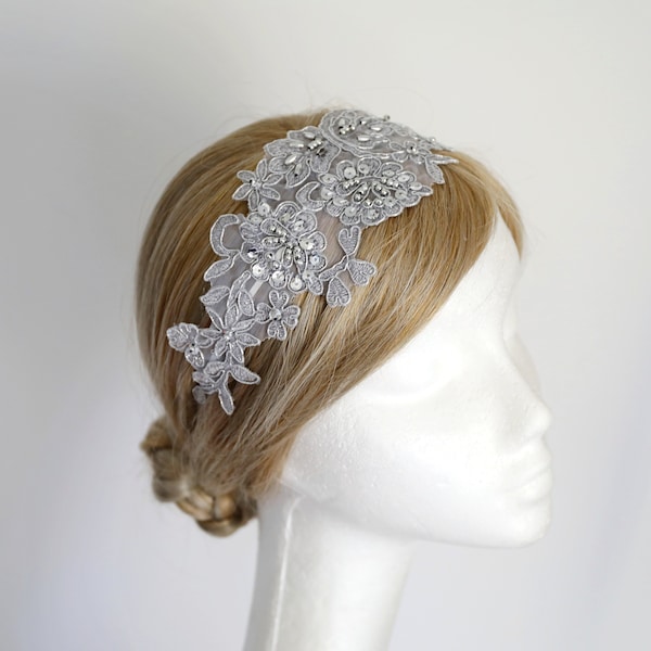 Silver Head Piece - Etsy