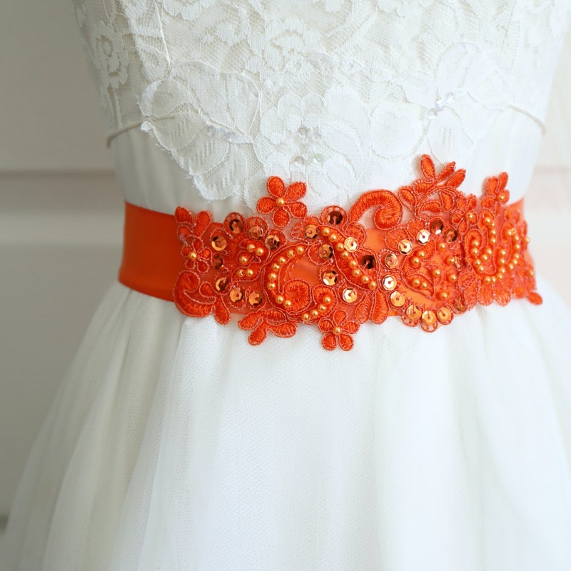 Orange Sash - Etsy